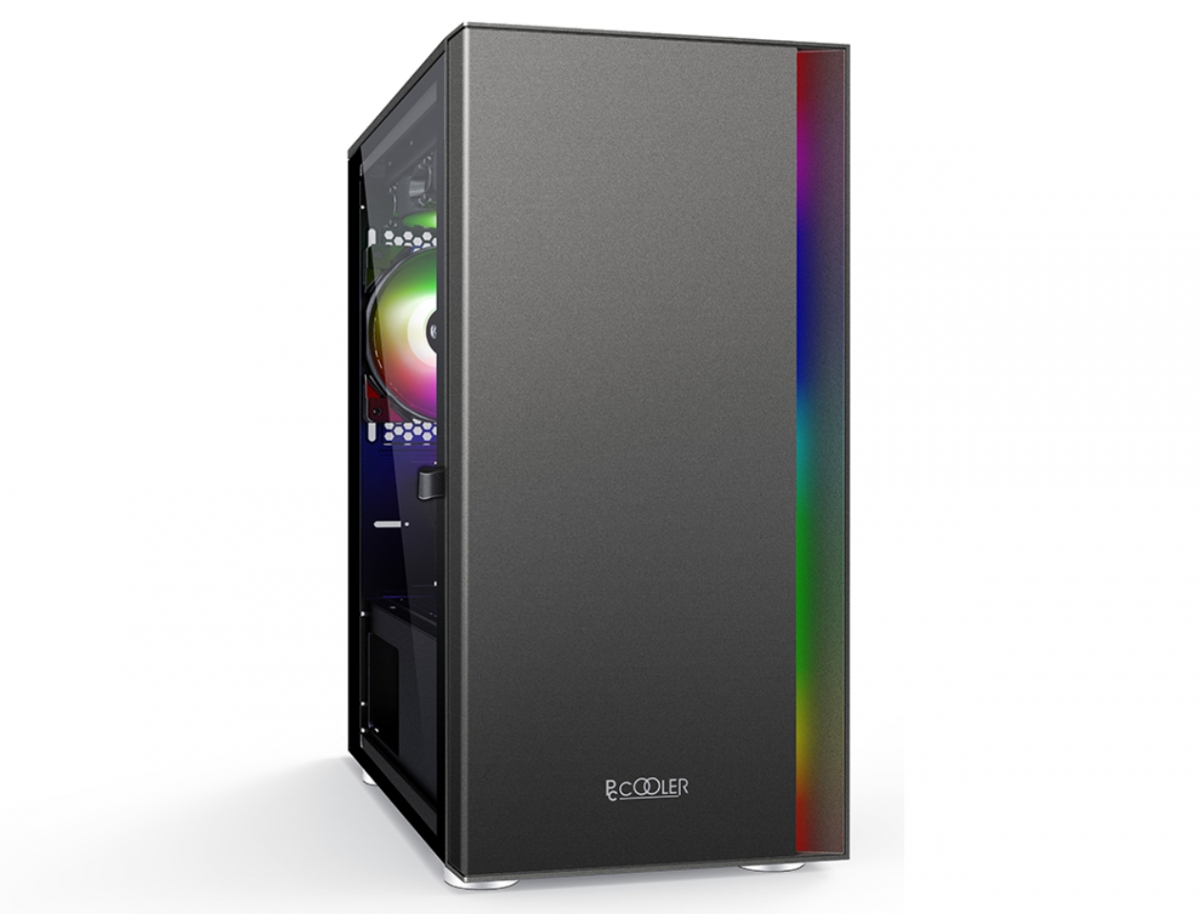 PCCooler Platinum LM300 Black - Tempered Glass
