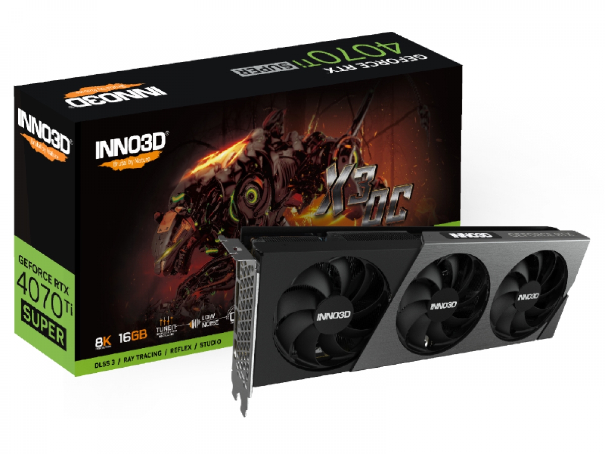 Inno 3D GeForce RTX 4070 Ti SUPER 16GB GDDR6X X3 OC