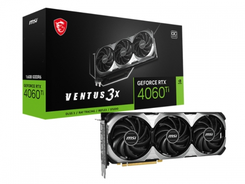 MSI GeForce RTX 4060 Ti 16GB GDDR6 - Ventus 3X 16G OC