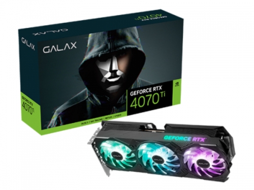 GALAX GeForce RTX 4070 TI 12GB GDDR6X EX GAMER V2 (1-Click OC) Triple Fan