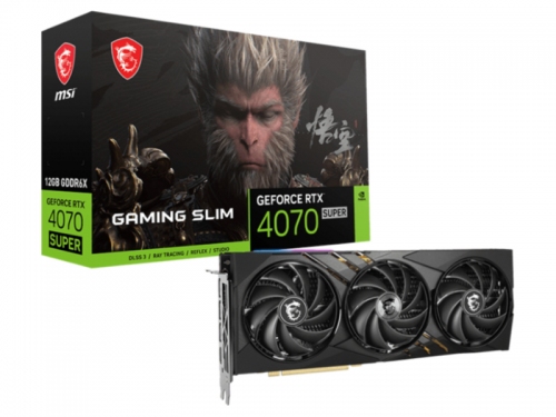 MSI GeForce RTX 4070 SUPER 12GB GDDR6X - GAMING SLIM WUKONG EDITION