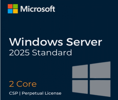 Windows Server 2025 Standard - 2 Core License Pack (Perpetual) (CSP)